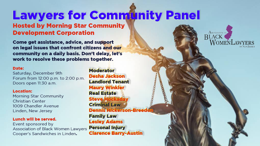 Morning Star Community Development Corporation hosts legal forum ...